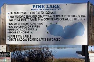 Pine Lake Pictures Springwater Township